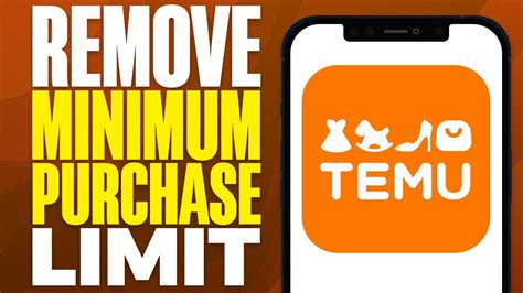 How To Remove Temu's Minimum Purchase Limit (2025) - YouTube