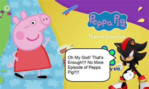 Shadow Annoyed By New Episodes Of Peppa Pig By Adrianmacha20005 On