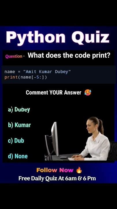 Dailyquiz Free Python Coding Trending Shorts Youtube