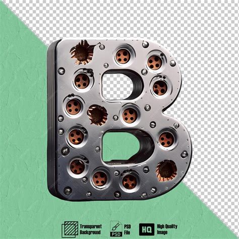 Premium Psd Bullet Holes In Metal Symbol On Plain Background