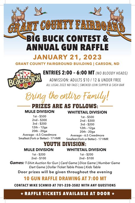 Big Buck Contest 2023 002  Nodak Angler