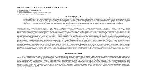 Download Pdf Spatialinteract Patternspdf