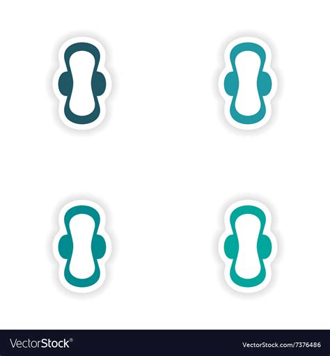 Assembly Realistic Sticker Design On Paper Vector Image