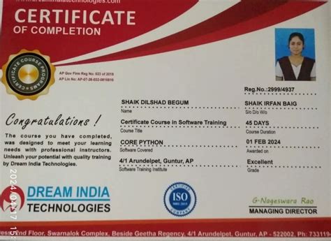 Pythoncertification Careerdevelopment Dilshad Begum Shaik