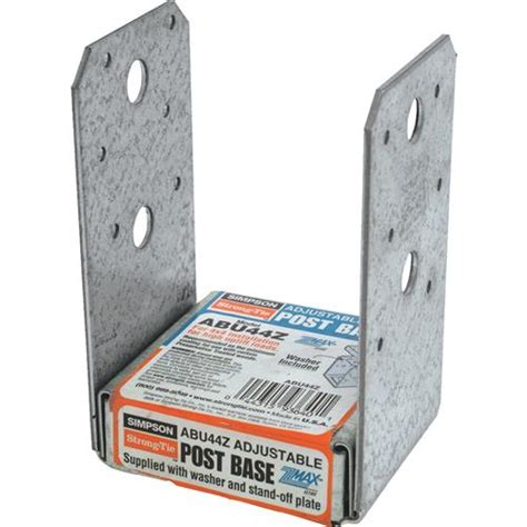 Simpson Strong Tie Simpson Strong Tie Abu Post Base Abu88rz 8x8 Rough