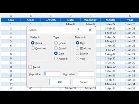 Video Thumbnail Fill Series In Microsoft Excel Step By Step Tutorial PK An Excel Expert
