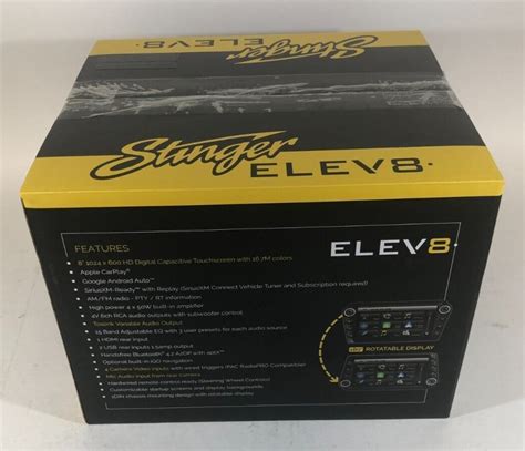 Stinger Elev8 8 Multimedia Car Stereo Un1880 For Sale Online Ebay