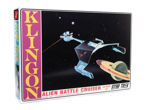 Amt 1428 Star Trek The Original Series Klingon Battle Cruiser 1650 Scale Model Kit