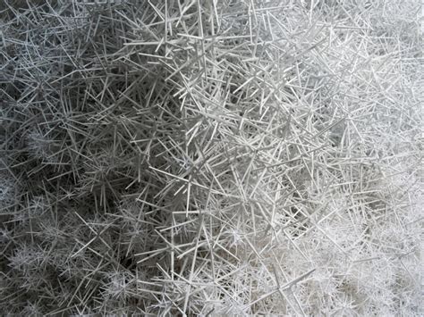 Robots Built Cave Like Pavilion From 120 000 Interlocking Spikes And Balls