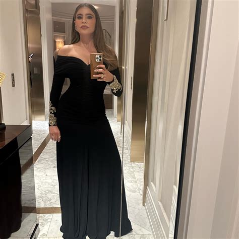 Sofia Vergara 51 Suffers Wardrobe Malfunction In See Through Black