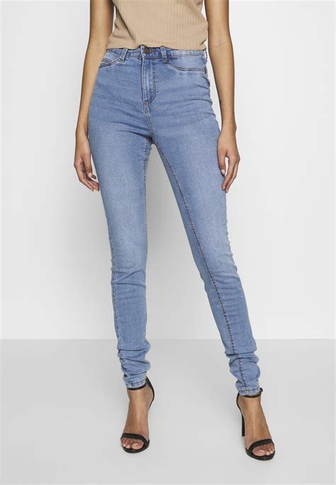 Noisy May Nmcallie Jeans Skinny Fit Light Blue Denimljusblå Denim
