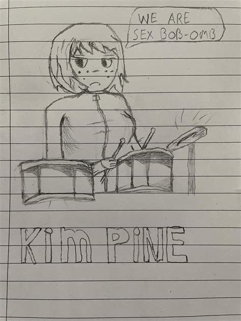 Drew Kim Pine This Is My First Ever Drawing R Scottpilgrim