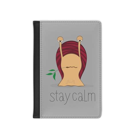 Stay Calm Funny Passport Cover Sold By Tawnya Bouillabaisse Sku