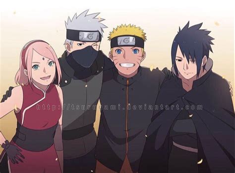 Team Seven Naruto Sasuke Sakura Naruto Teams Naruto Shippuden Anime