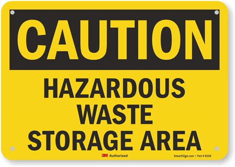 Hazardous Waste Sign