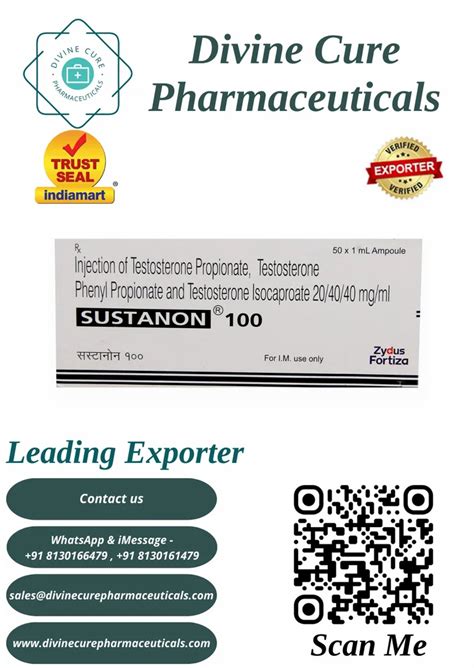 Sustanon 100 Mg Injection At Rs 500 Vial Sustanon Injection In Ghaziabad Id 2853232515188