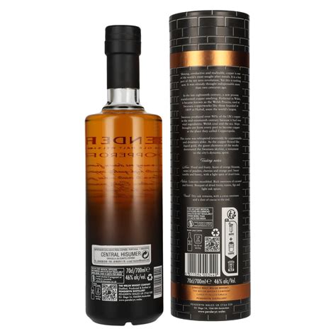 Penderyn Copperopolis Icons Of Wales Single Malt Welsh Whiskey Sweet