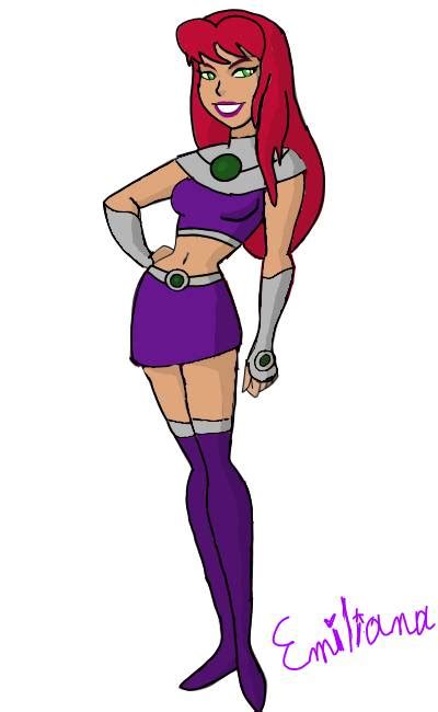 Teen Titans S Starfire In Dcau By Emigeorgi Fanno1 On Deviantart