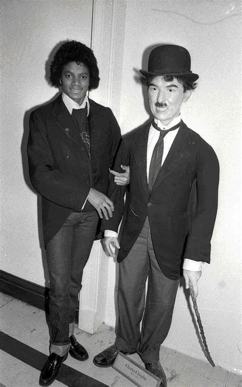 Michael Jackson Dressed As His Idol Charlie Chaplin In London 1979