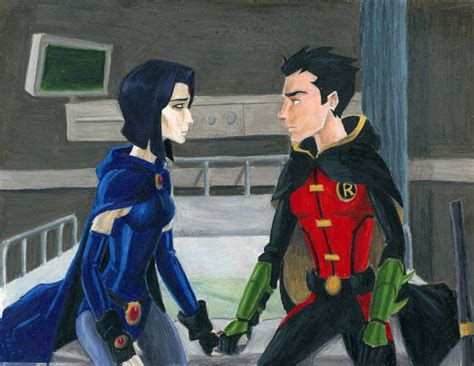 Damian And Raven By Taipu556 On Deviantart