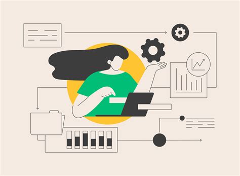Workflow Abstract Concept Vector Illustration Vector Art At Vecteezy
