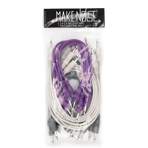 Make Noise Modular Synth Mono Patch Cables 15 Pack Reverb