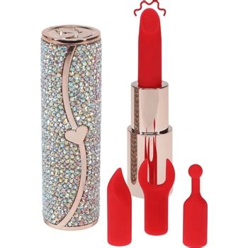 Loveline Sparkle Lipstick Minivibrátor Se 4 Nástavci Heurekask