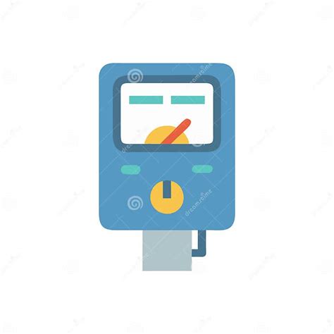 High Performance Energy Meter For Efficiency Stock Illustration