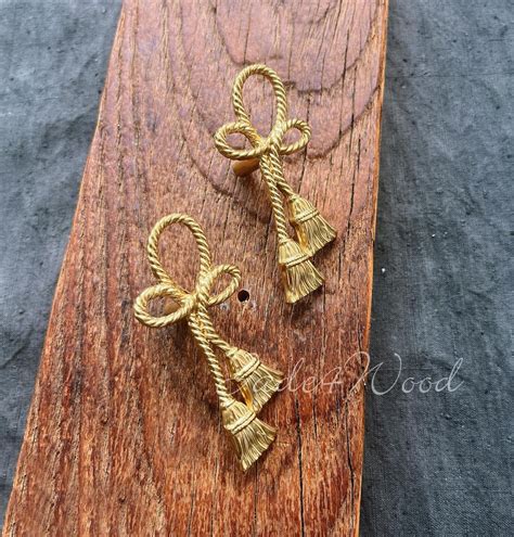 Bow Solid Brass Dresser Handle Pull Knob Pull Handle Kitchen Cabinet Pull Handle Knob