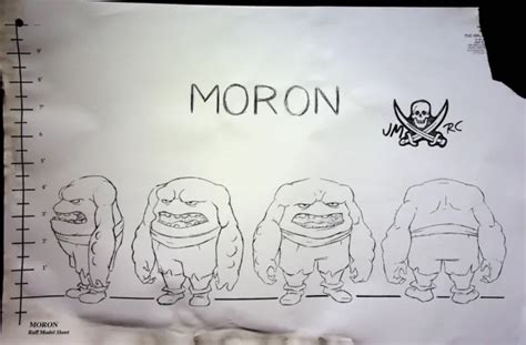 TREASURE PLANET PRODUCTION Animation Character Layout Model SHEET COPY