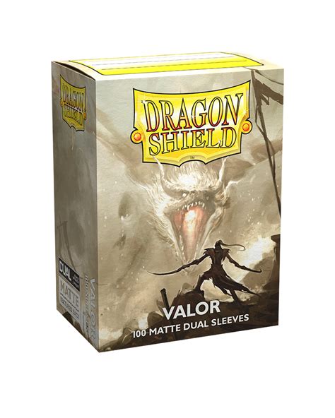 Dragon Shield Valor Matte Dual Standard Size Card Sleeves 100ct