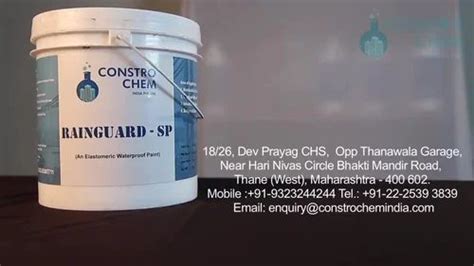 Constrochem Acrylic Elastomeric Coating 25 L At ₹ 165 Litre In Thane