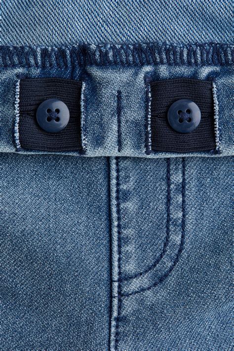 Pantaloni Ampi Effetto Denim Blu Denim Chiarocuori Bambino Handm It