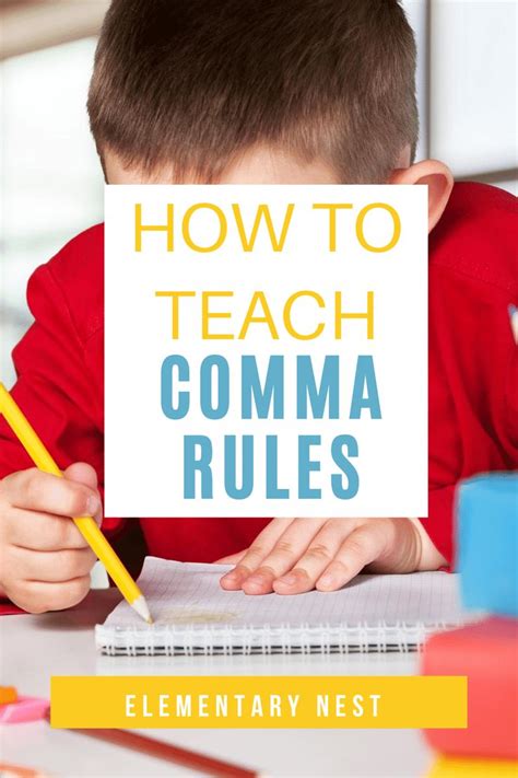 Teaching Commas To Students Teaching Phonics Words Teaching Literature