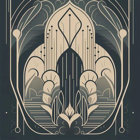 Premium Ai Image Elegant Minimalist Luxury Deco Art Decor With Simple Clean Glamorous Shapes