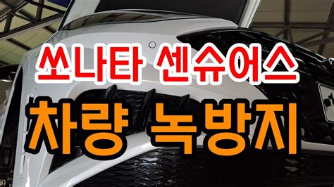 쏘나타 센슈어스 하체검수 및 언더코팅 Youtube
