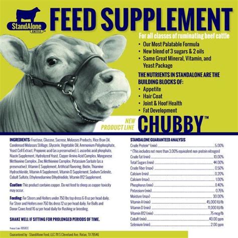 Stand Alone Chubby Cattle 2 High Plains Cattle Supply