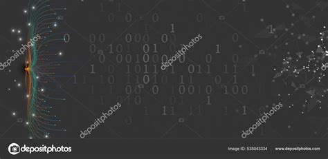 Neural Network Concept Connected Cells Links High Technology Process