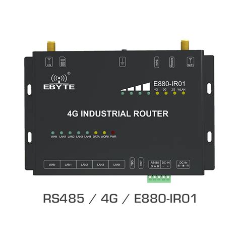 E880 Ir01 At 4g Rs485 Command Websetting Wps Ethernet Wlan Lan Apn Vpn Modbus 4g Wifi Industrial