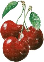 Cherry Cherries Cherry Glitter Deco Fruit Red Free