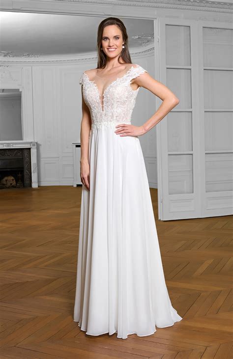 Robe De Mariée Modèle Melvina Collection 2025 Robe De Mariée En