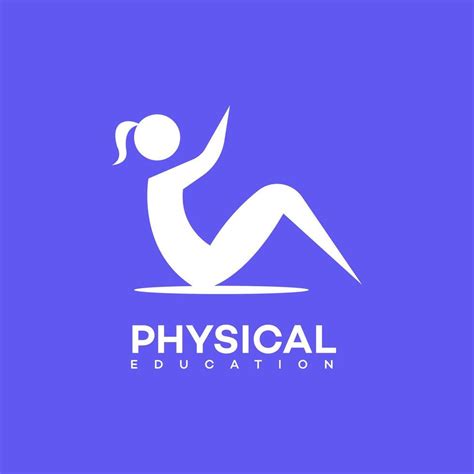 Physical Education Logo Icon Brand Identity Sign Symbol Template 41039748 Vector Art At Vecteezy