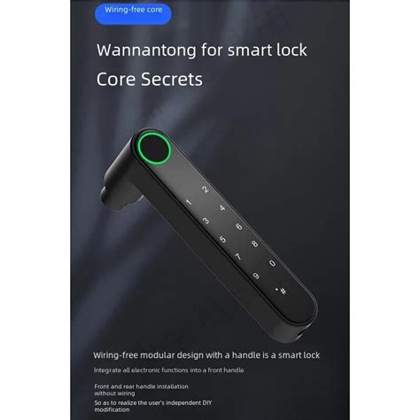 No Drilling Through Lock Graffiti Lock Smart Electronic Password