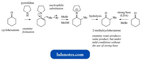 Nucleophilic Reactions Involving Enolate Anions Bds Notes