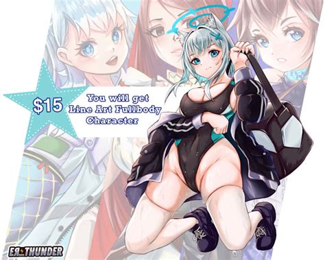 Draw Anime Manga Stylecomic Illustrationvtuber Design And Other By