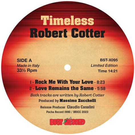 Robert Cotter Timeless