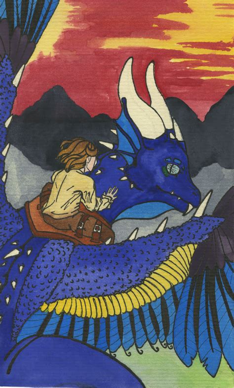 Eragon And Saphira Flying