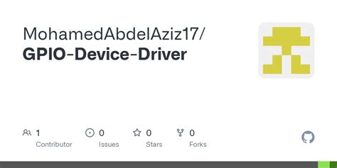 Github Mohamedabdelaziz17gpio Device Driver