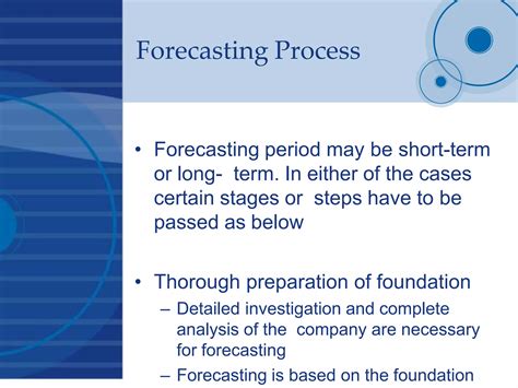 Forecasting In Management Methodsfeaturesadvantagesimportance And