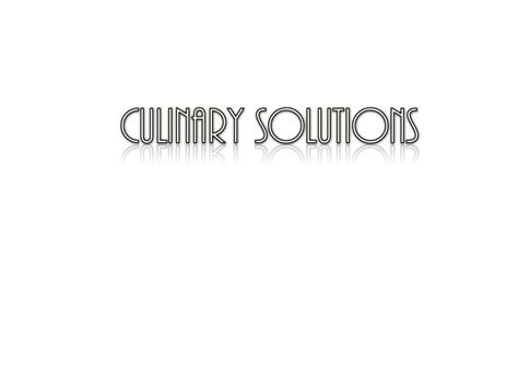 Culinary Solutions Home